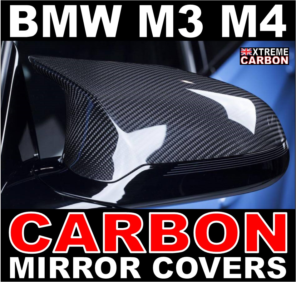 BMW M3 M4 Carbon wing mirror covers set – Xtreme Carbon UK
